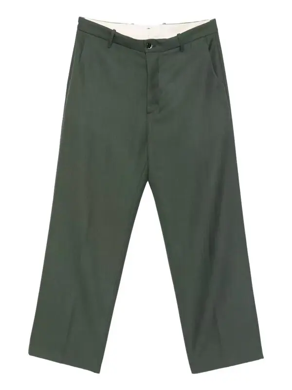 NINE:INTHE:MORNING Apollon Front-pocket Trousers - Green