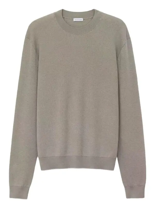 Iris Von Arnim Presano Textured Crewneck Sweater - Grey