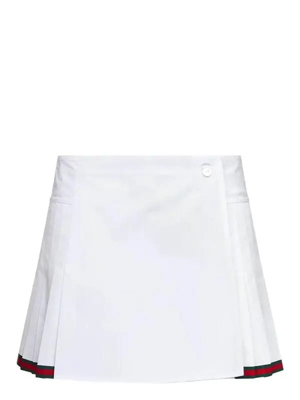 Gucci A-line Mini Skirt - White