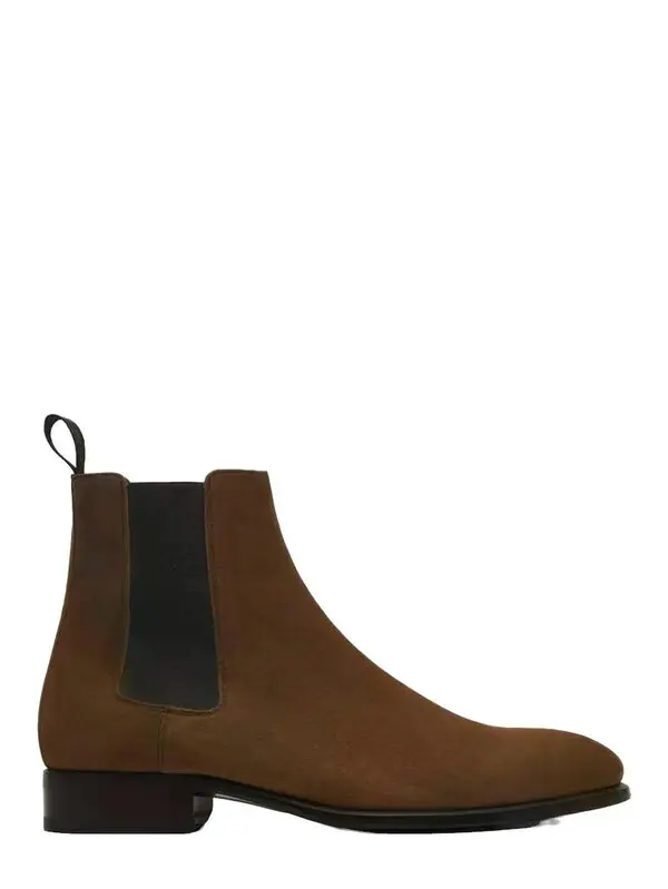 Brioni Milano Elastic-panel Chelsea Boots - Brown