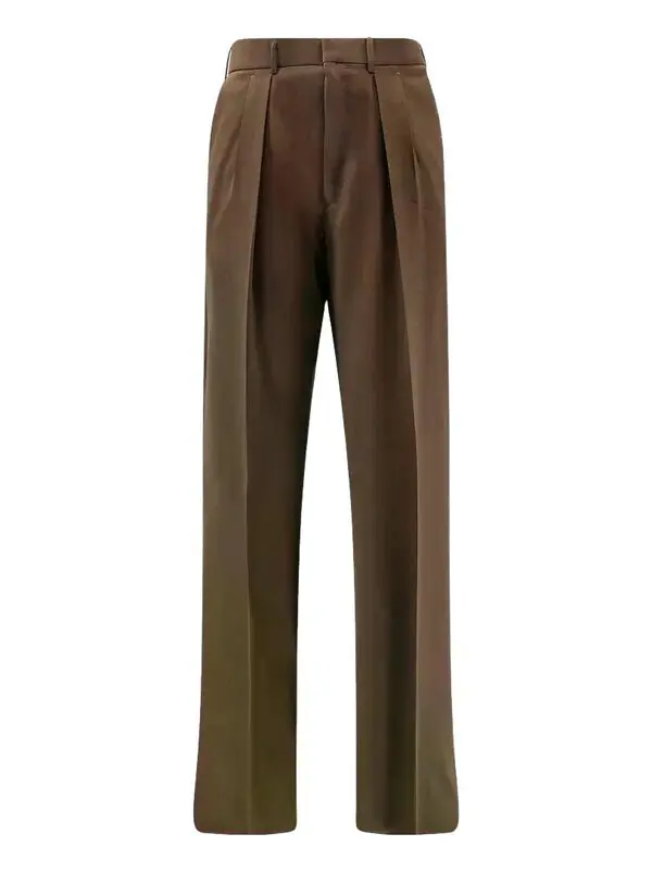 TOM FORD Tailored Pleated Trousers - Brown