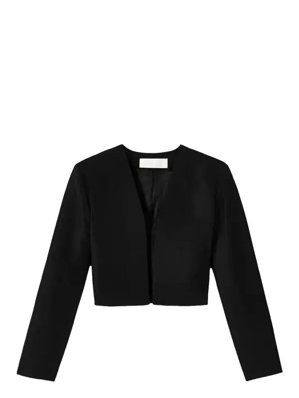 DESTREE Cropped Jacket - Black
