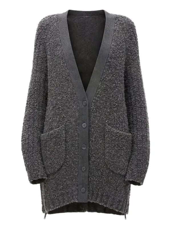 3.1 Phillip Lim V-neck Cardigan-coat - Grey