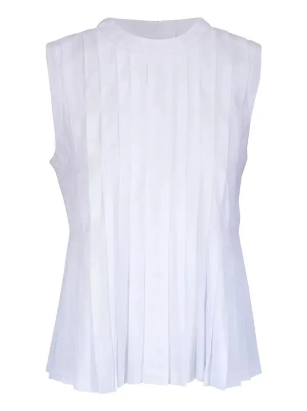 ODEEH Sleeveless Top - White