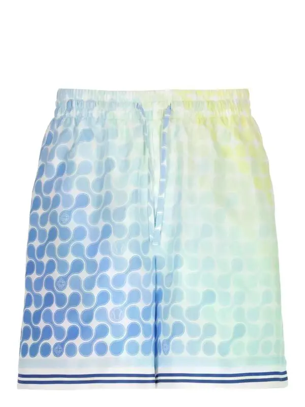 Casablanca Patterned Shorts - Blue