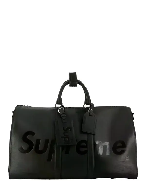 LOUIS VUITTON X Supreme Keepall Travel Bag - Black
