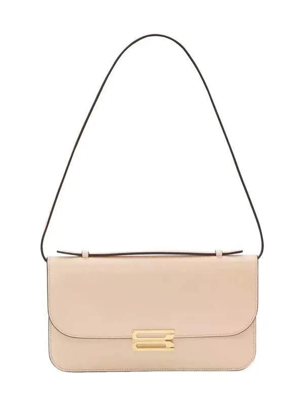 Victoria Beckham Dorian Pochette Leather Tote Bag - Neutrals