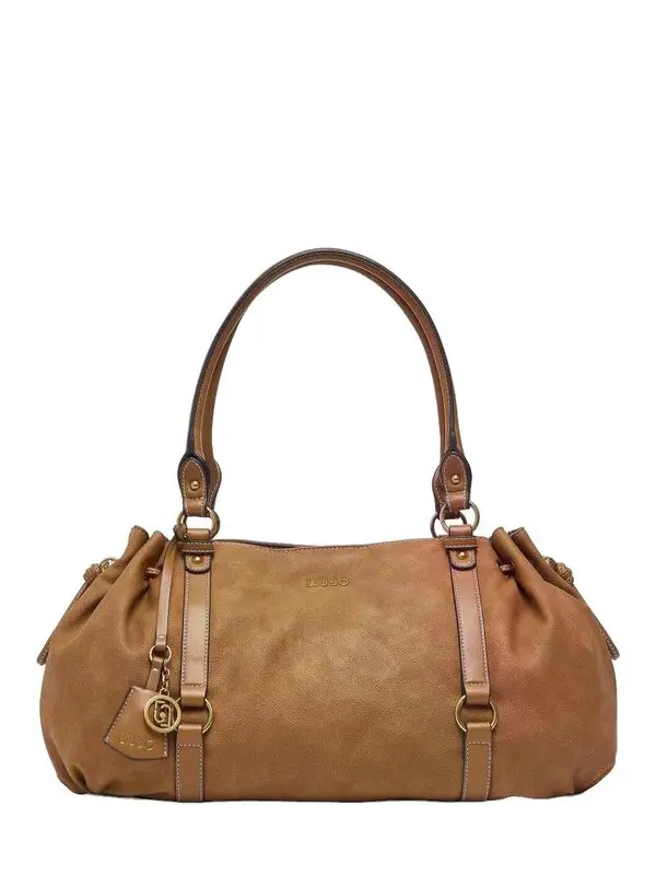 Liu Jo Charm Detail Tote Bag - Brown
