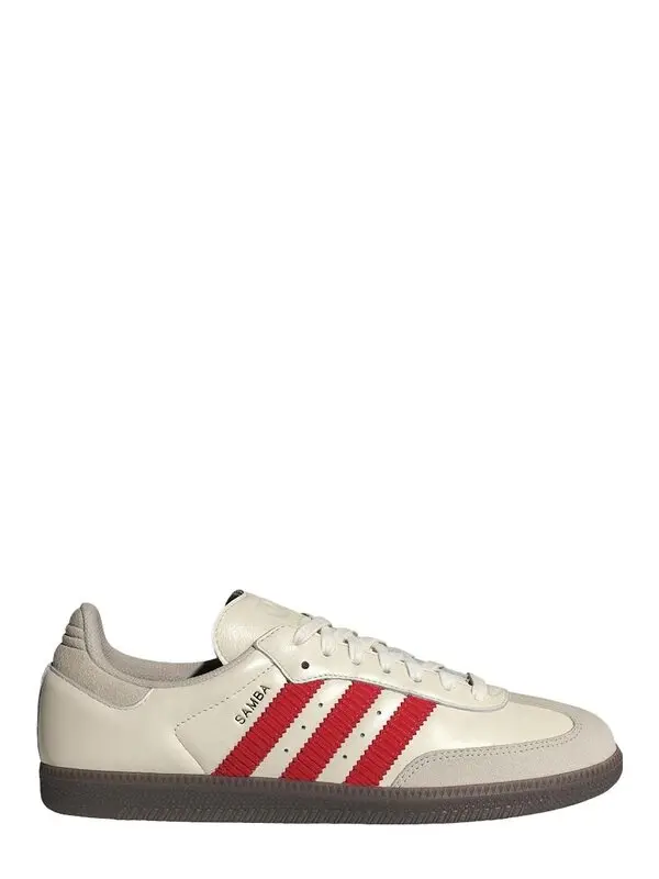 Adidas Samba Og Sneakers - Off White/better Scarelet Red/gum
