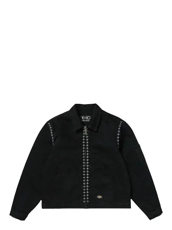 THUG CLUB X Stitch Eisenhower Jacket - Black