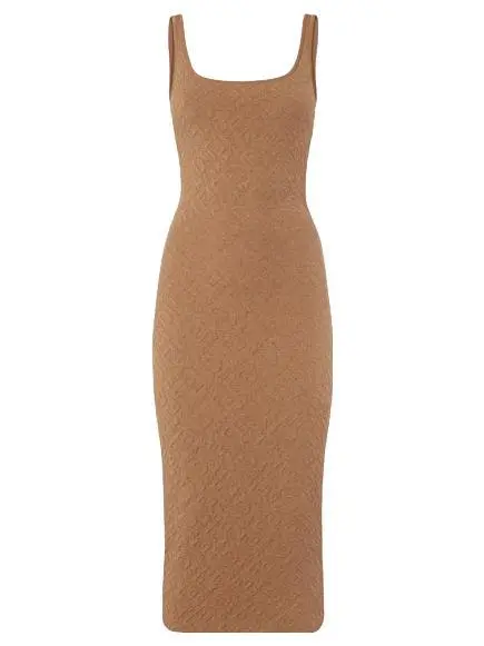 Fendi X Skims Embossed Midi Dress - California