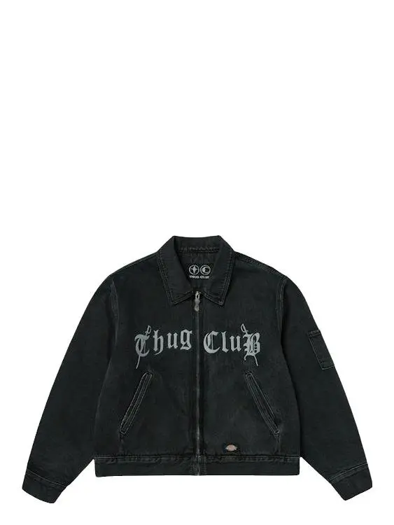 THUG CLUB Tc Eisenhower Jacket - Black