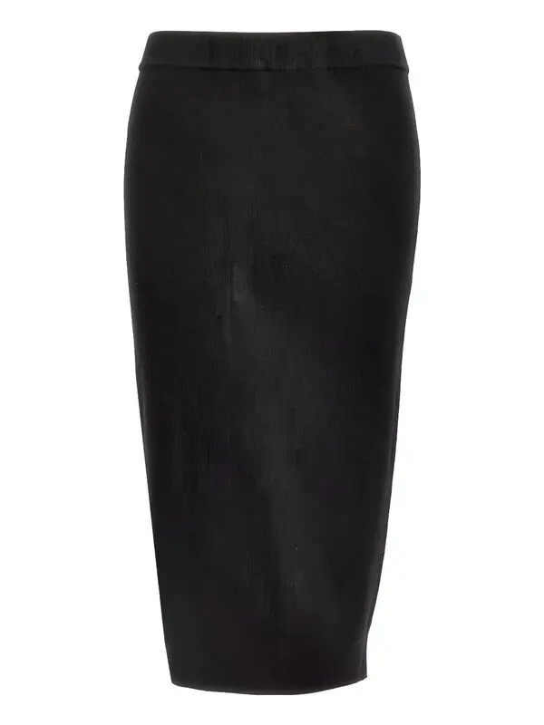 Saint Laurent Mila Pencil Skirt - Black