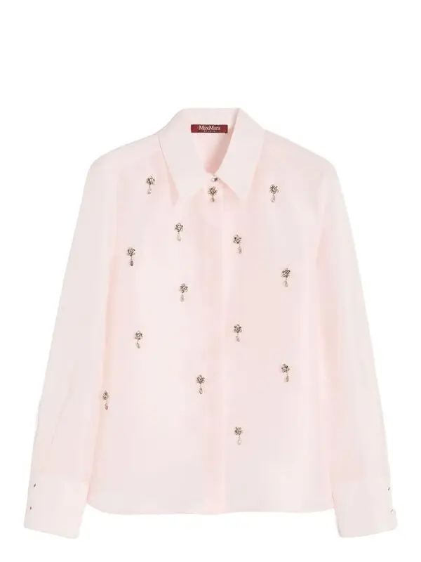Max Mara Silk Organza Shirt - Pink