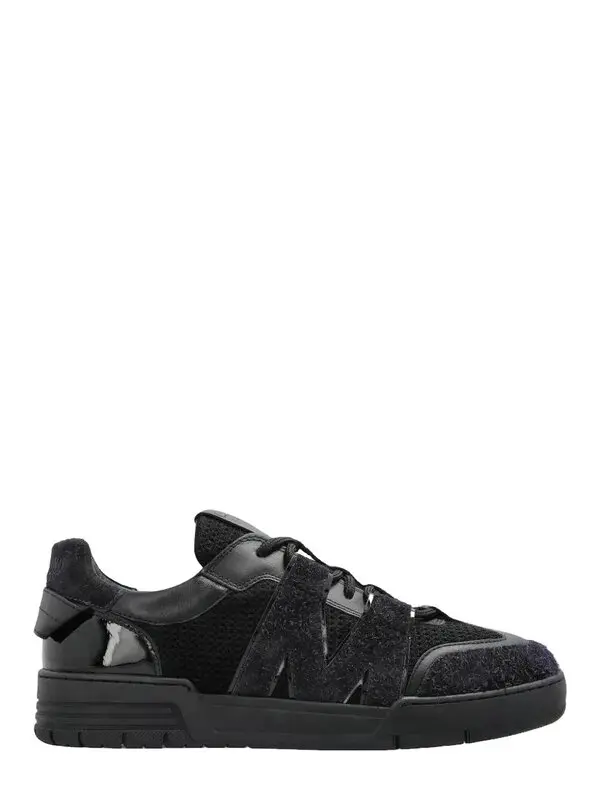 Moschino Lace-up Sneakers - Black