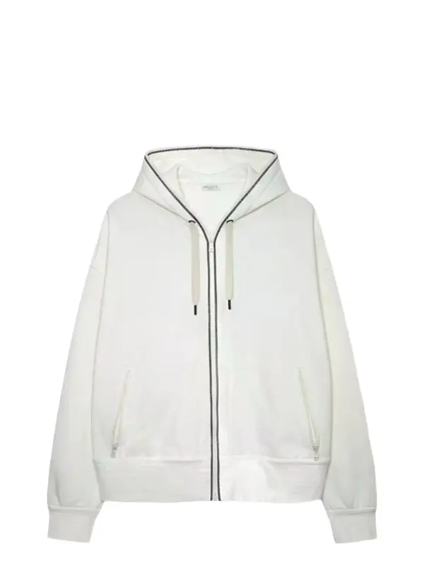 Brunello Cucinelli Zip-up Hoodie - White