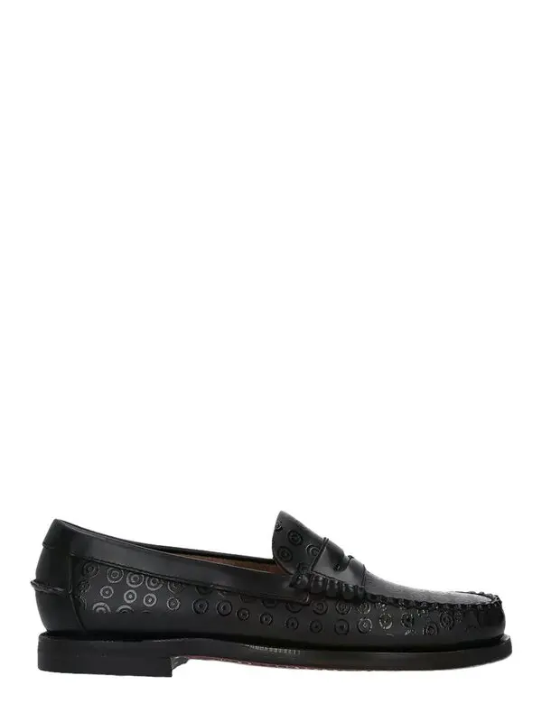 SEBAGO X 10 Corso Como Circles-print Loafers - Black