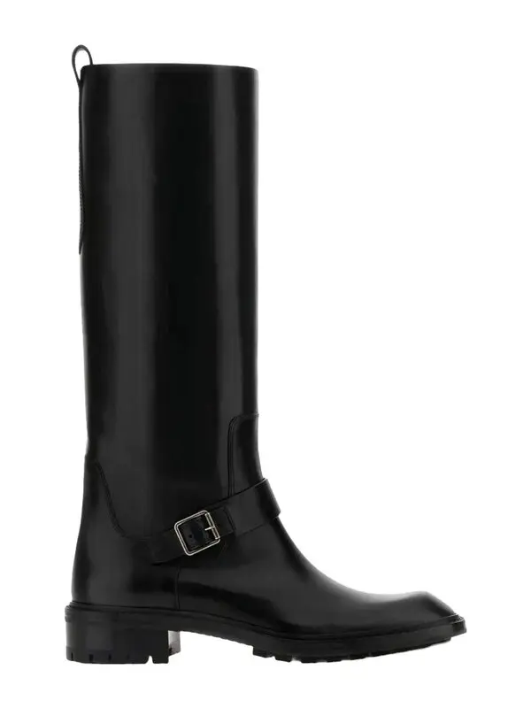Saint Laurent Vadim Leather Boots - Black