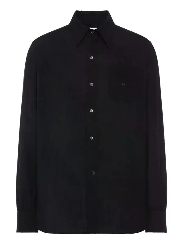 MAISON MARGIELA Long-sleeved Shirt - Black