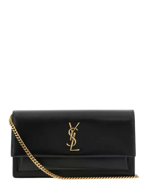 Saint Laurent Sunset Clutch - Black