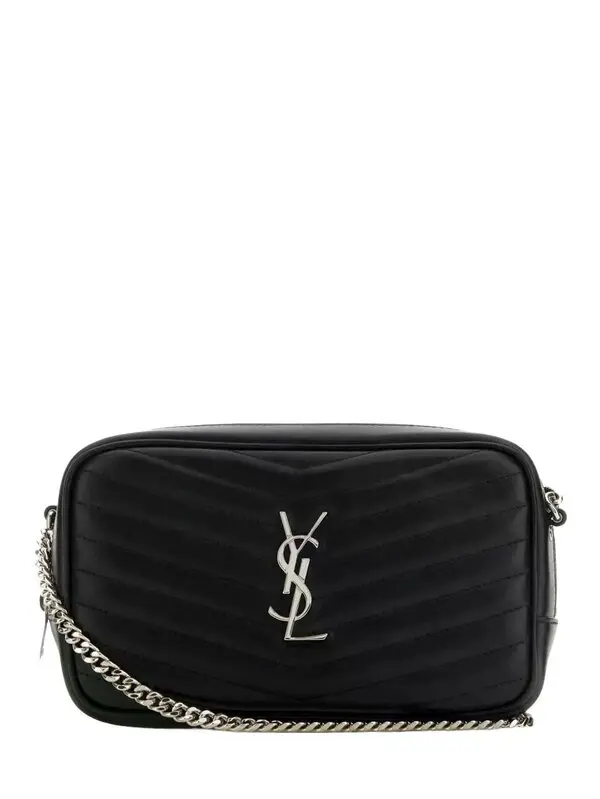 Saint Laurent Quilted Leather Crossbody Bag - Black