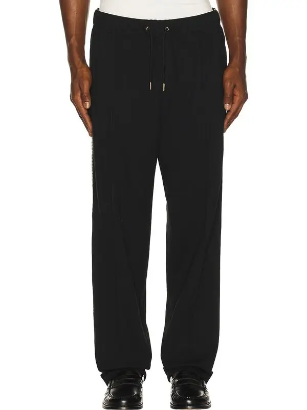 Fred Perry Cross Tape Track Pant - Black