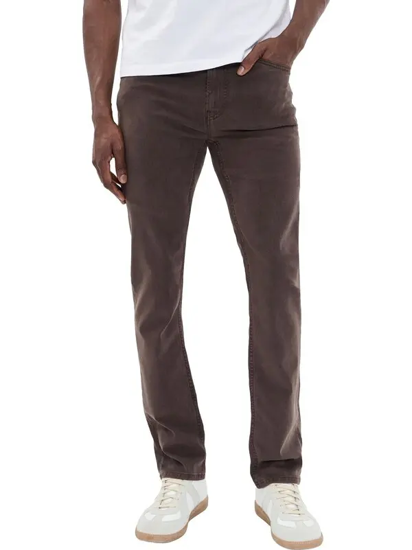 FRAME Modern Straight Twill Jeans - Dark Chocolate