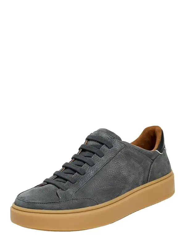 Allen Edmonds Oliver Leather Sneakers - Piombo