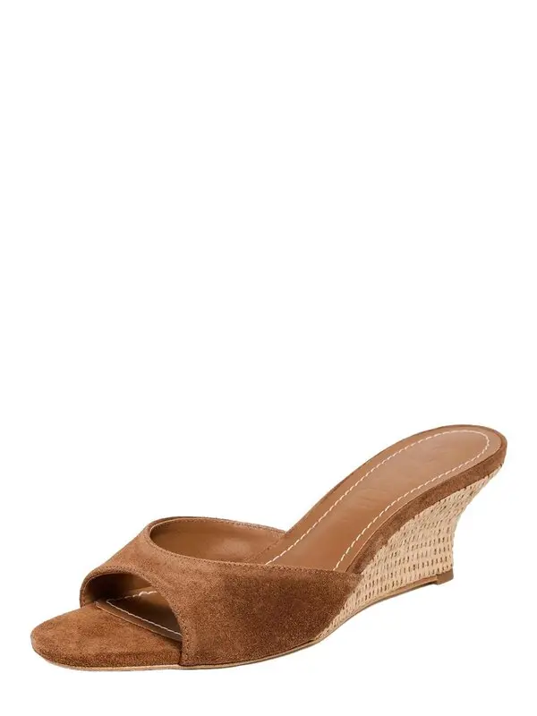 Staud Brigitte Wedges - Tabac/natural