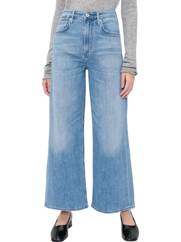 Citizens Of Humanity Lyra Wide Leg Crop Jeans - Andante
