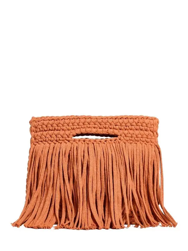 Binge Knitting Sophia Crochet Clutch - Spice