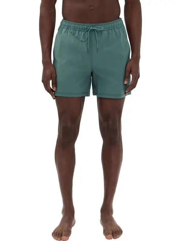 FAIR HARBOR Bungalow Swim Trunks - Seapine
