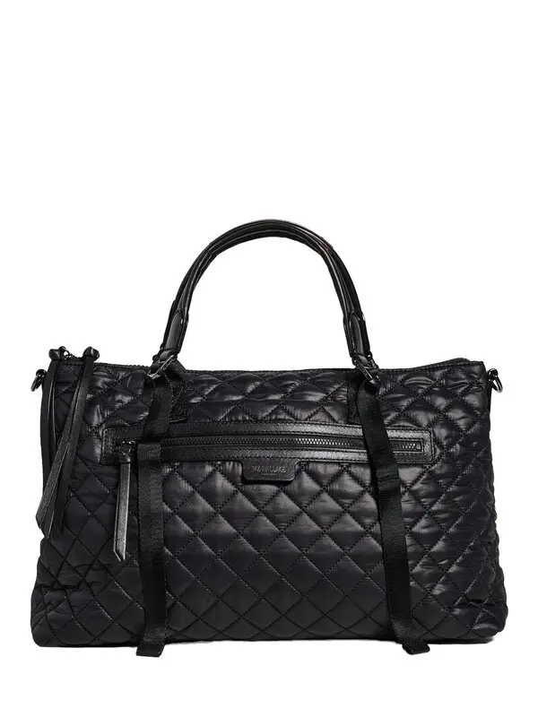 Mz Wallace Medium Park Satchel - Black
