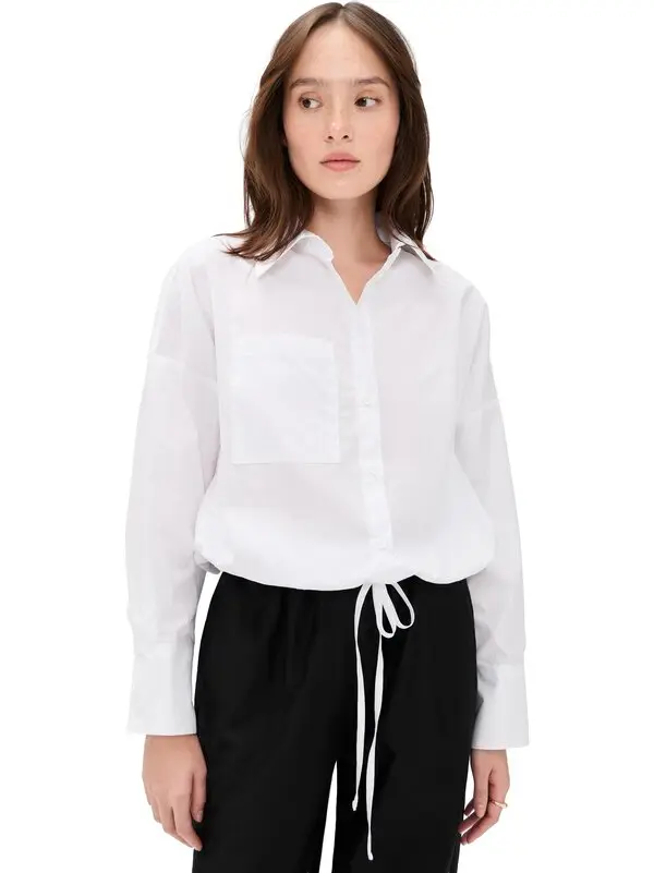 Secular Romi Button Down Shirt - White