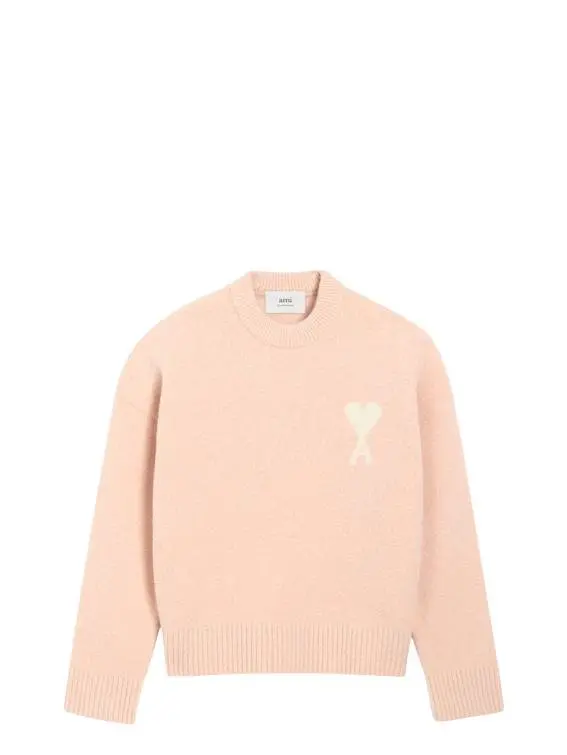 Ami De Coeur Logo Crewneck Sweatshirt - Pink