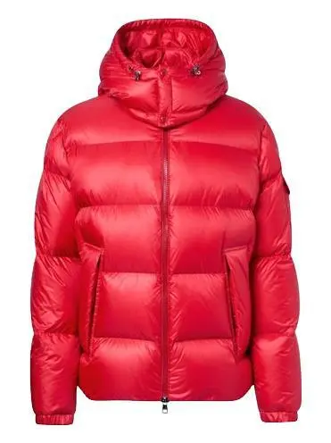 Moncler Couyere Hooded Down Jacket - Red