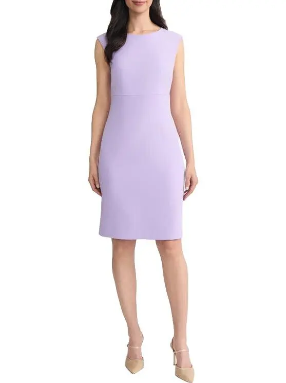 KASPER Sleeveless Sheath Dress - Lavender Mist