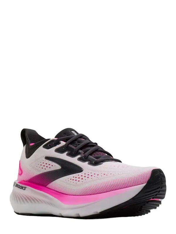 Brooks Glycerin Gts 23 Running Shoe - White/phantom/cyber Pink