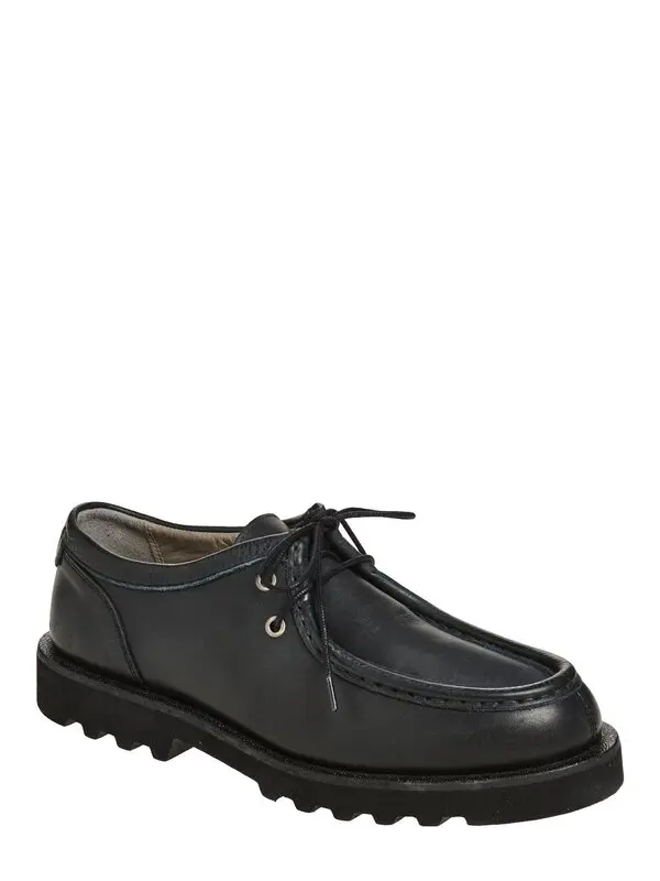 ALLSAINTS Skiff Apron Toe Shoe - Black