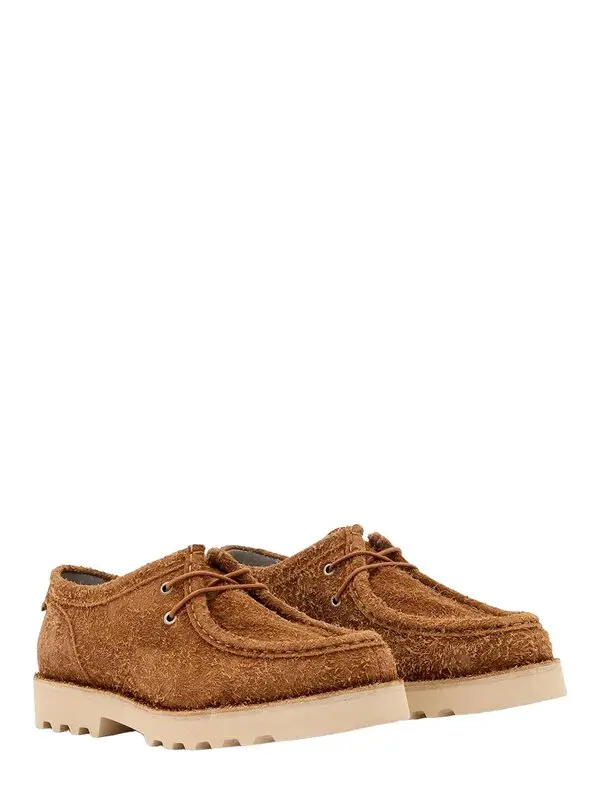 ALLSAINTS Skiff Apron Toe Shoe - Terracotta Brown
