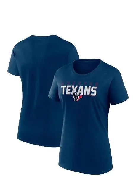 LOGO ATHLETIC Houston Texans Lean T-shirt By - Navy