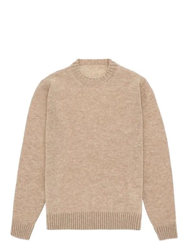 FORTELA Merino Wool Crewneck Sweater - Ecru