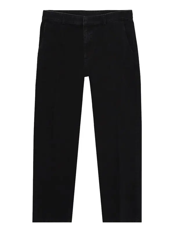 FORTELA Maine Cotton Trousers - Black