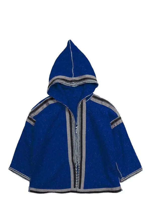 FORTELA Karen Cotton Poncho - Blue