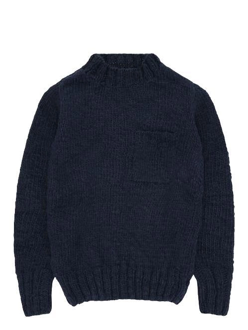 FORTELA Chamula Merino Wool Pullover - Navy Blue