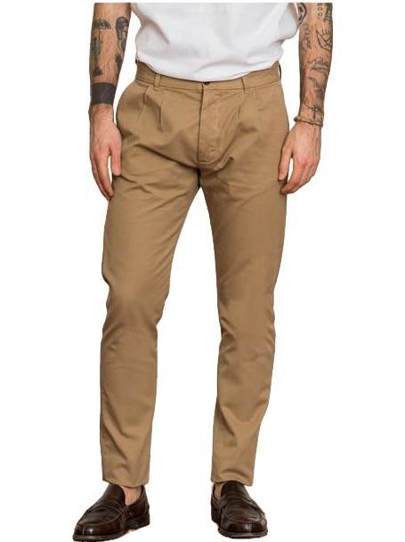 FORTELA Chino Tapered Fit Trousers - Beige