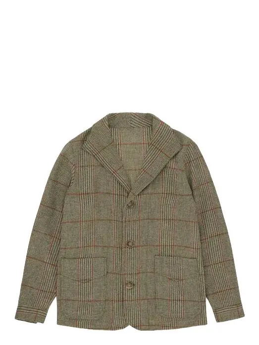 FORTELA Shetland Wool Check Jacket - Multicolor