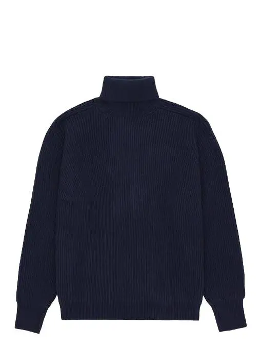 FORTELA Brighton High Neck Jumper - Dark Blue