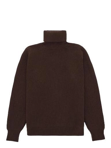 FORTELA Brighton High Neck Jumper - Dark Brown