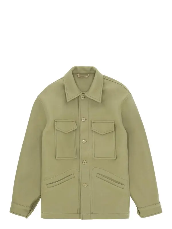 FORTELA Edward Wool Jacket - Sage Green
